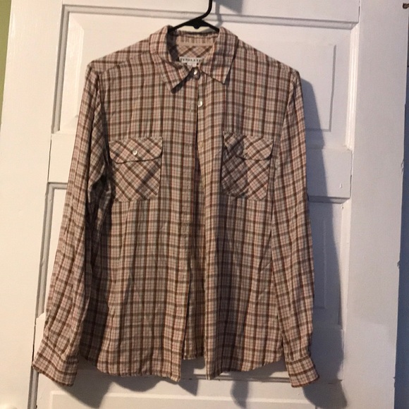 Pendleton | Tops | Pendelton Long Sleeve Plaid Shirt S | Poshmark